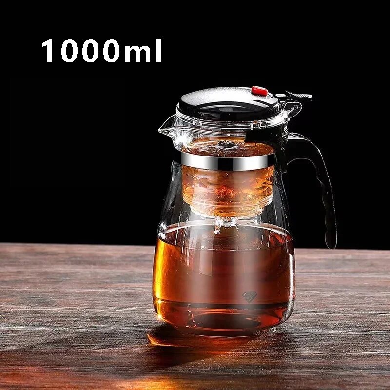 Стеклянный чайник для кунг-фу 400-500 мл 1000ml
