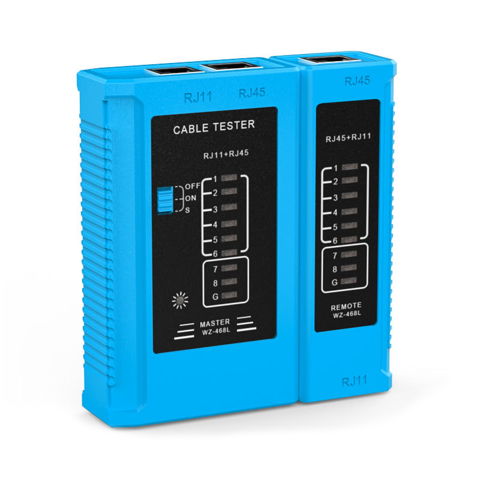 Тестер сетевой витой пары MyPads для проверки кабелей RJ45 и RJ11 с LED индикаторами