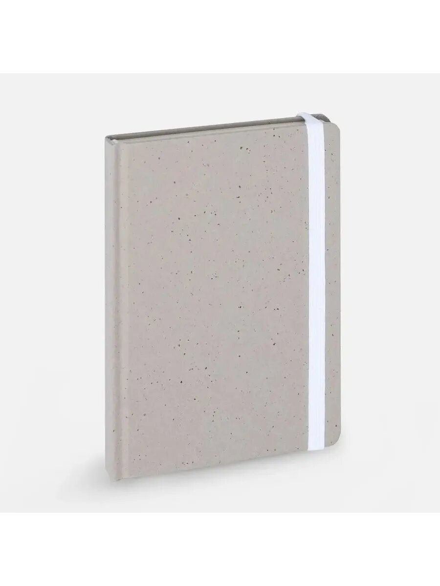 Эко-блокнот с текстурой и резинкой