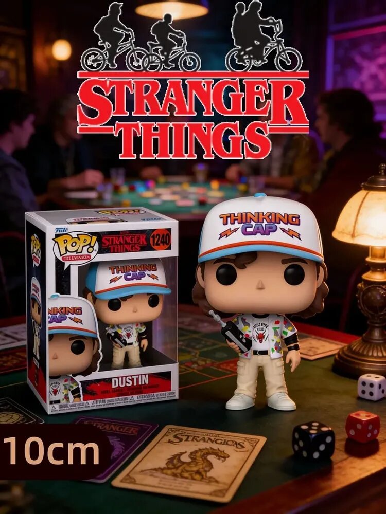 Фигурка Funko POP Stranger Things Dustin, 10cm, для мальчиков