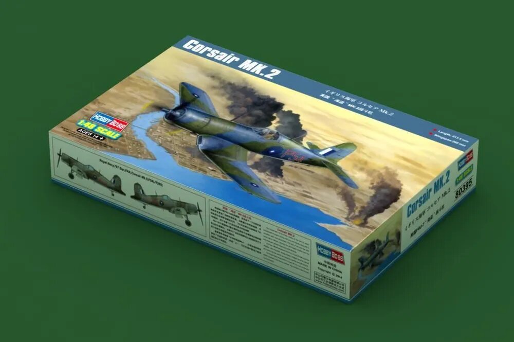 HobbyBoss 80395 1/48 Corsair MK.2 сборная модель самолета авиация