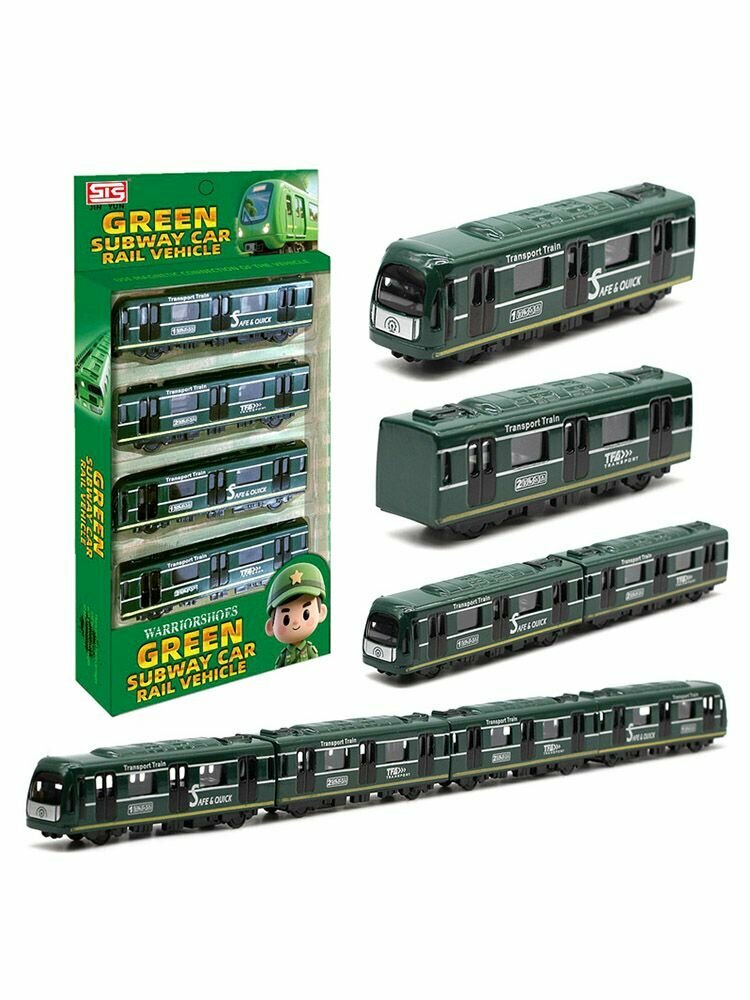 Набор детских игрушек для модели метро из сплава 1:60