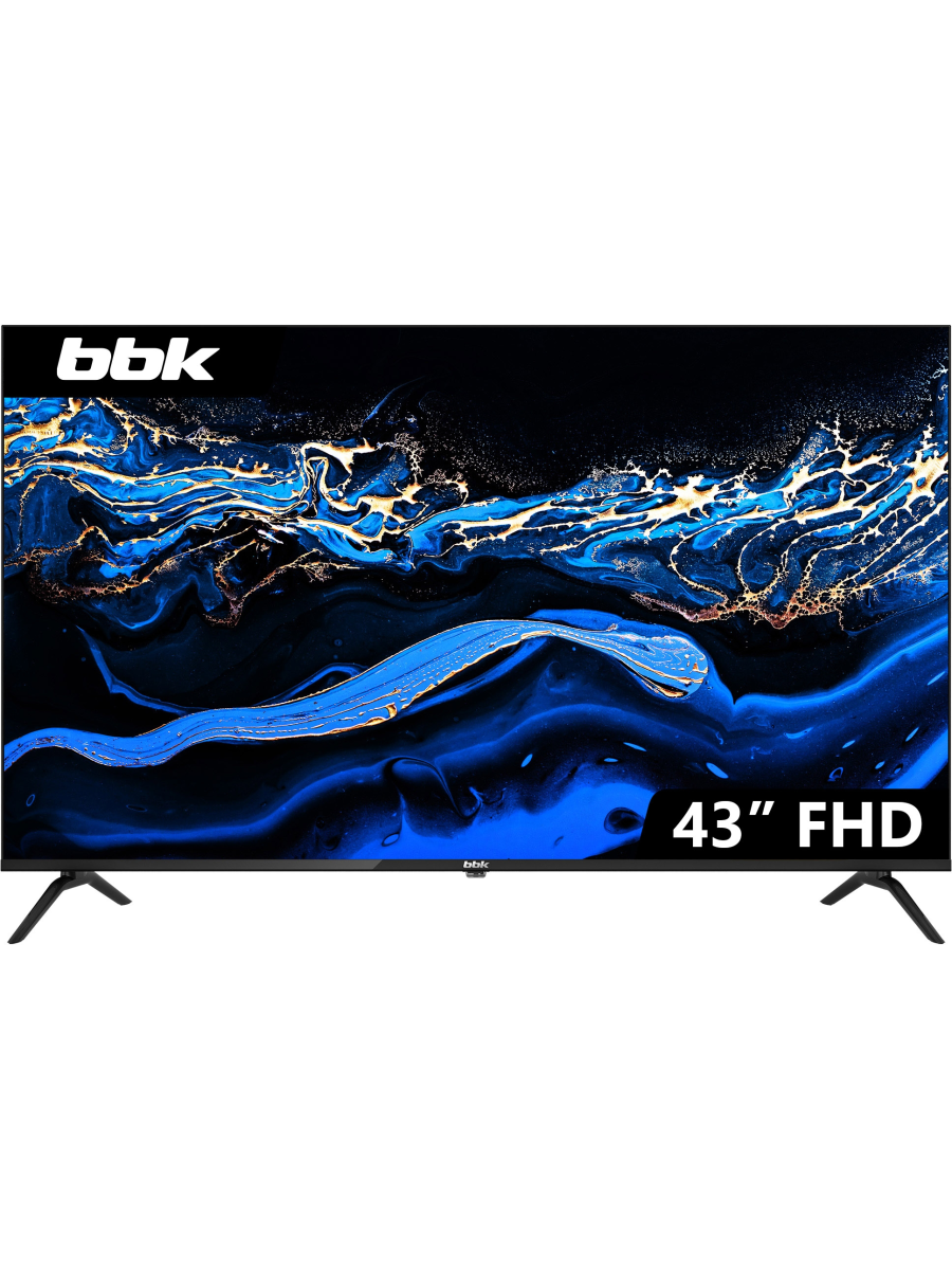 Телевизор BBK 43LEM-1036/FTS2C (B) 43" LED, FULL HD, черный