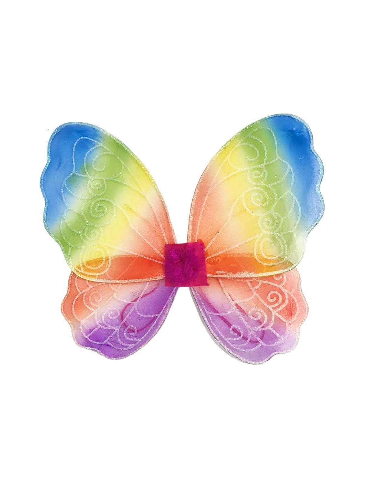 Костюм крыльев бабочки для девочек, семь цветов