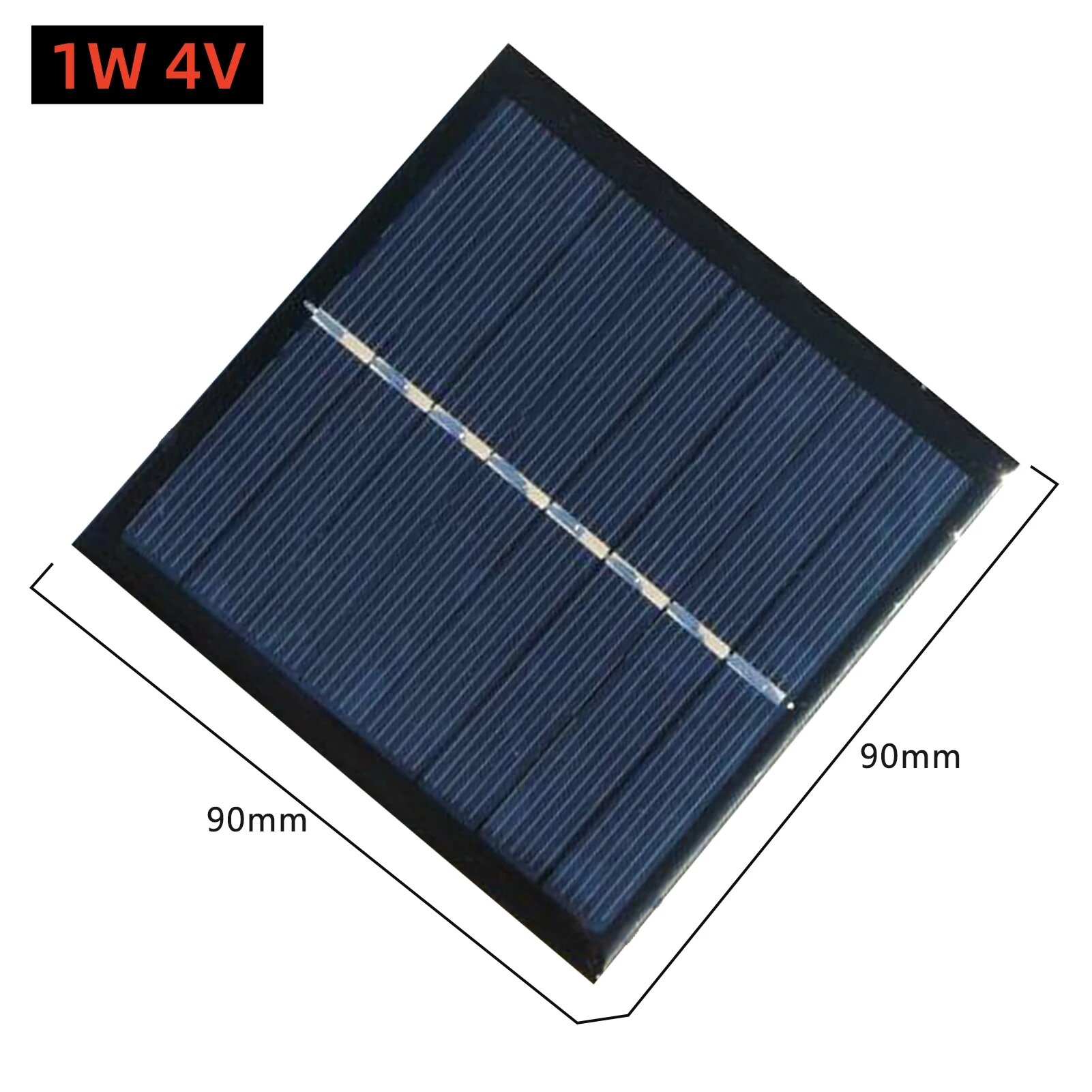Солнечная панель 1W 4V 90x90mm