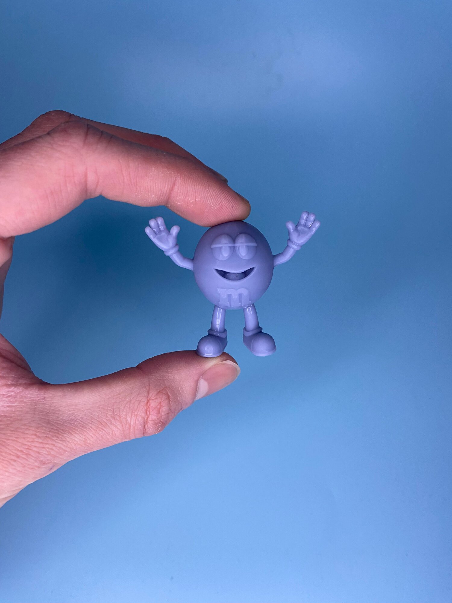 Миниатюра M&M's Красный под покраску, 4.5 см