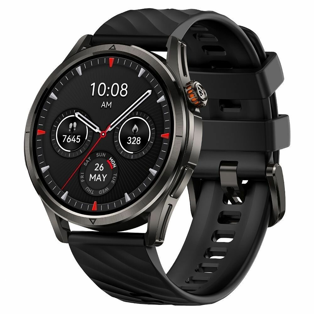 KOSPET Magic R10 умные часы мужские с GPS,100м водонепроницаемость,60 дней работы, Bluetooth звонков, ударозащита (MIL-STD-810H), мониторинг здоровья, Корпус из нержавеющей стали
