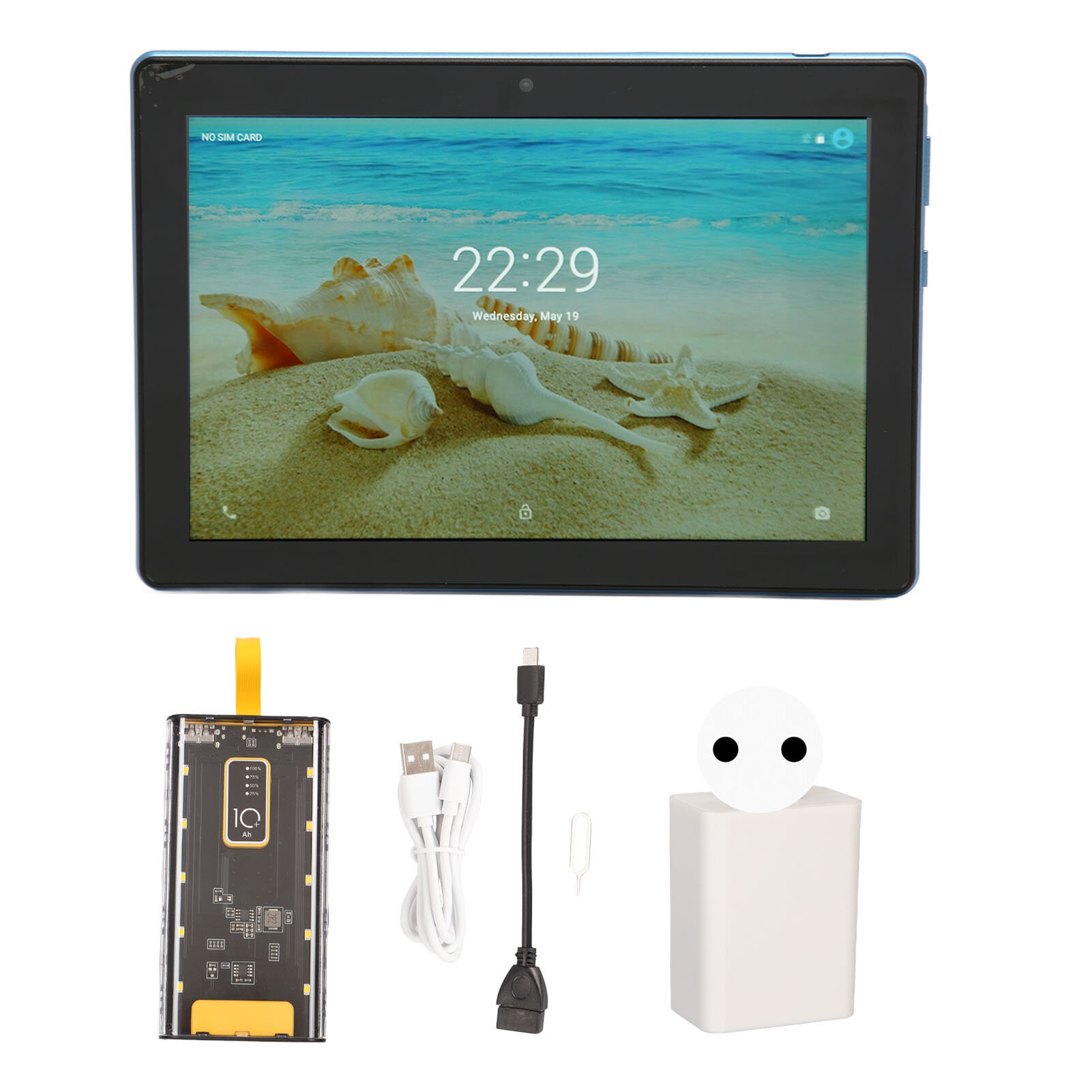 8дюймовый планшет MT6753, 8 ядер, 6 ГБ ОЗУ, 128 ГБ ПЗУ, 4G LTE, 10000 мАч, Android 11, 100240В, сини