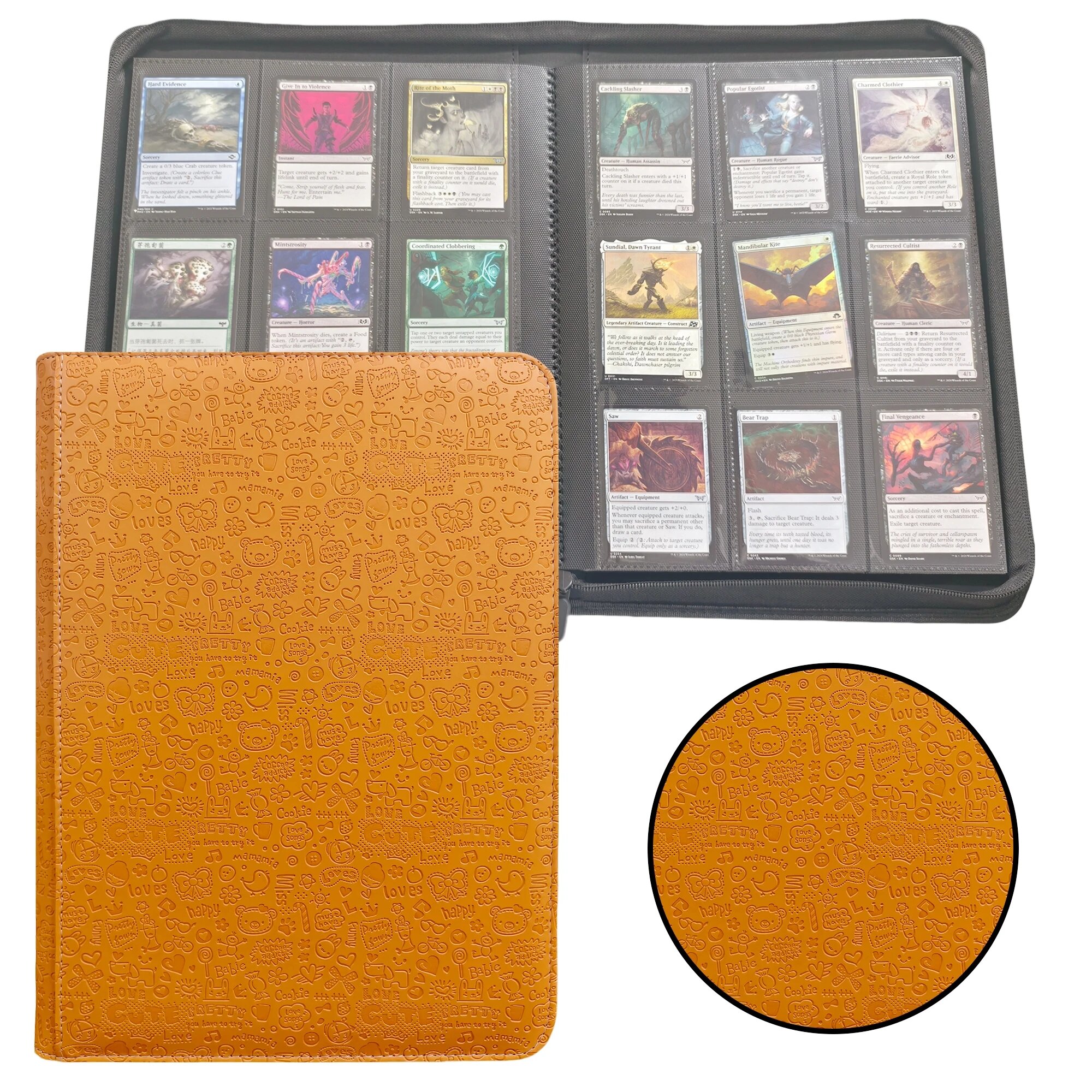 Папка для карт Magic: The Gathering, 360 карт, оранжевая