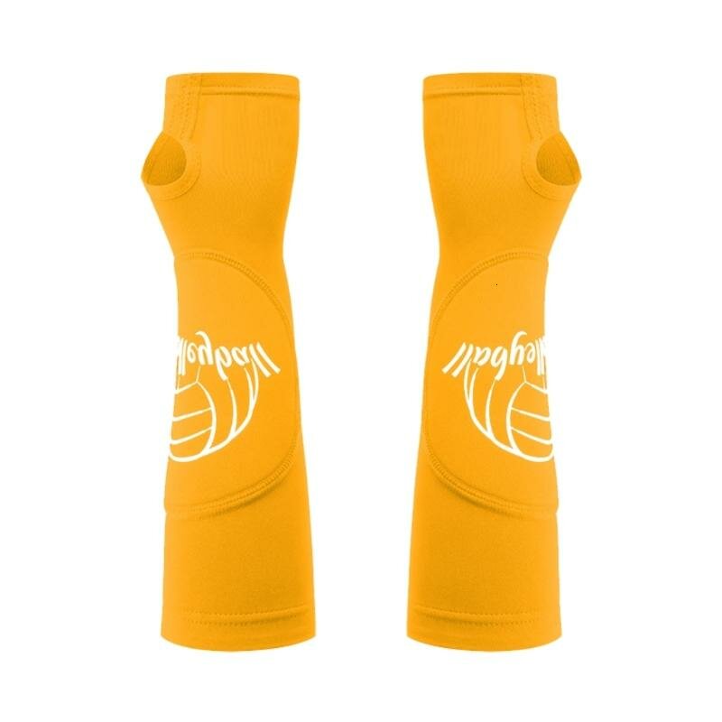 Рукава для волейбола из полиэстера, Желтый - L/XL