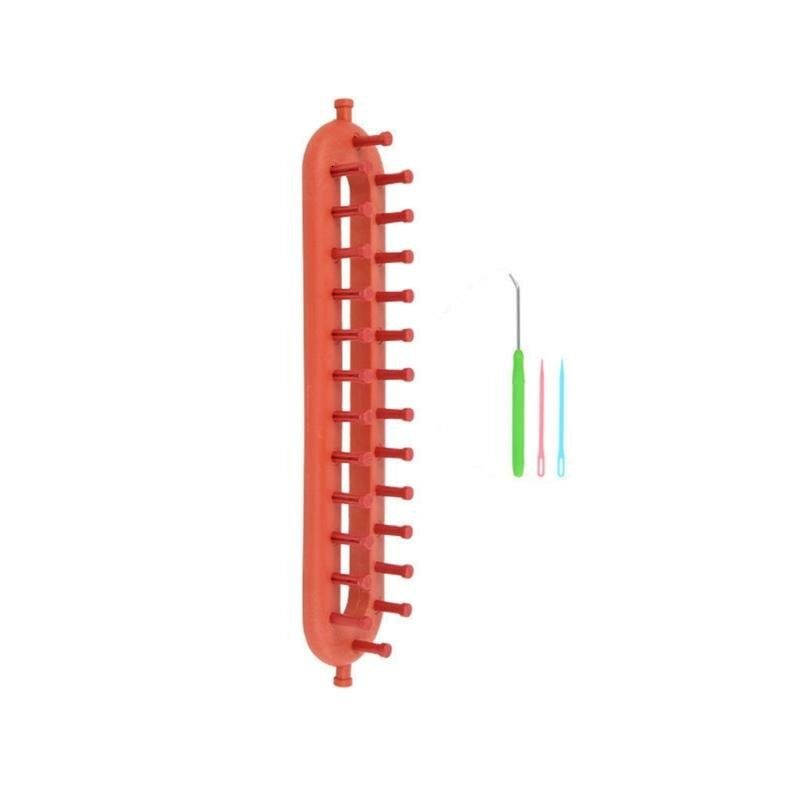 Вязальная машина Varions, красный - Длинные зубья гребня