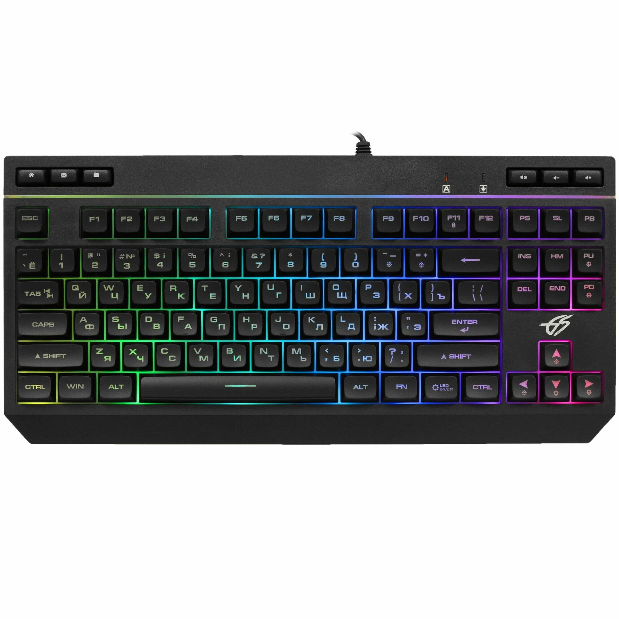 Клавиатура проводная DEXP Friendly Fire TKL