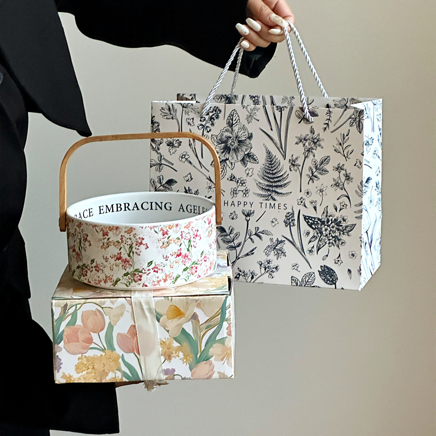 Винтажная керамическая корзина для фруктов и сухофруктов для домашнего использования, для журнального столика в гостиной, поднос для закусок, подарочный предмет.