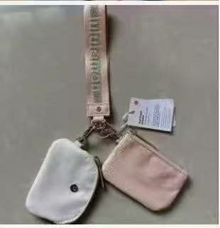 Двухсекционная сумка-кошелек на запястье в стиле Lulu, модная женская сумка на запястье, кошелек для монет.