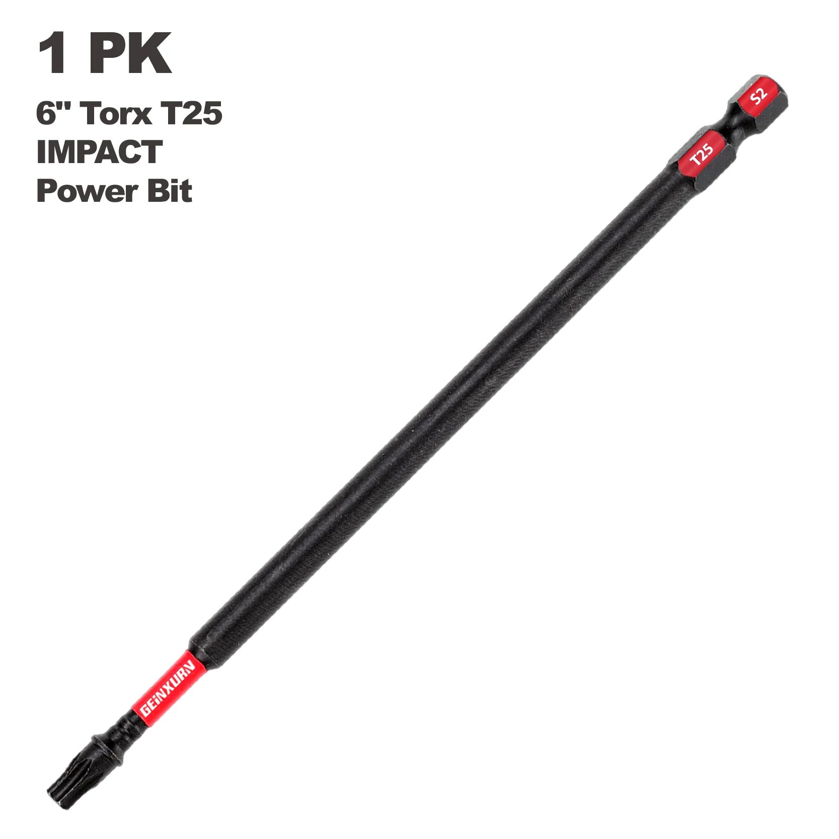 6" Torx T25 Impact Power Bit Geinxurn, 1pc