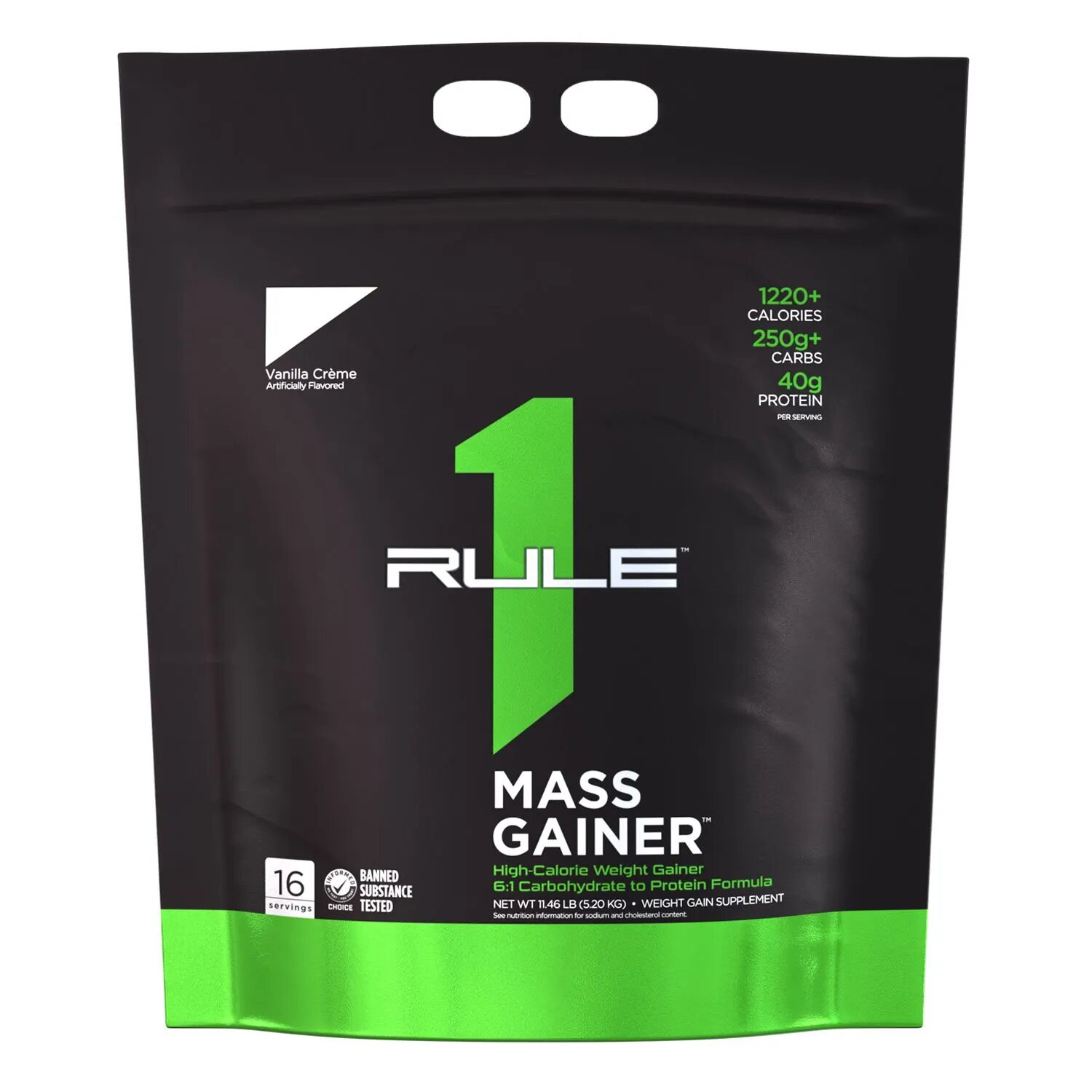 Гейнер RULE ONE Mass Gainer, Ваниль / 5250 гр