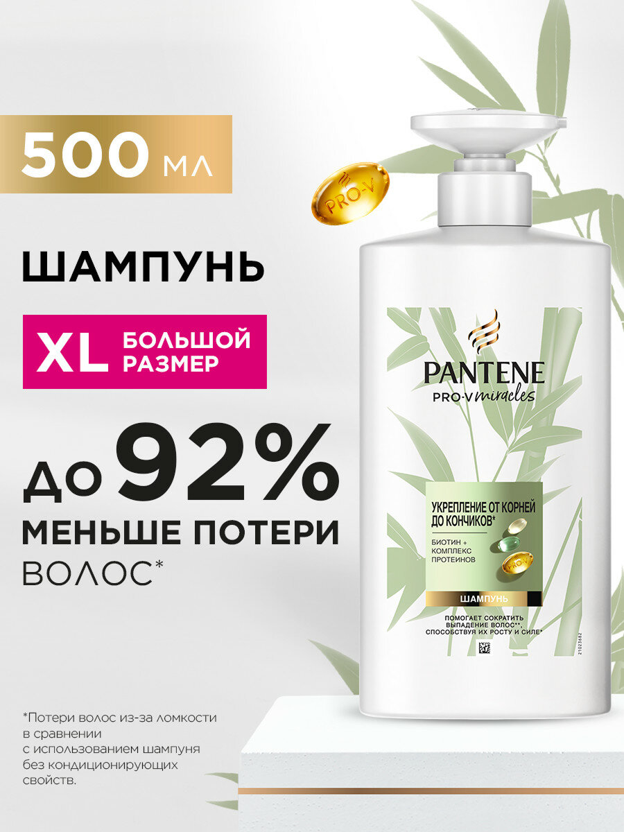 Pantene Pro-V Miracles Шампунь Укрепление от корней до кончиков 500 мл