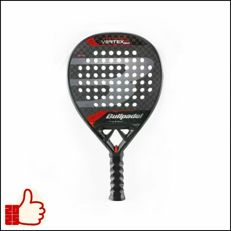 Ракетка Углеродное волокно Bullpadel Vertex 04 Смешанный черный padel