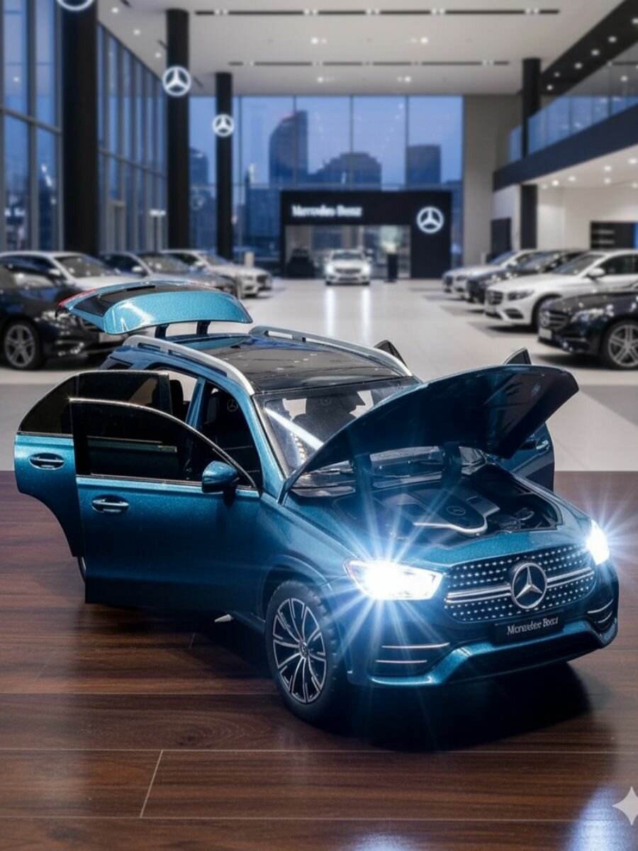 Металлическая машинка модель Mercedes-benz Мерседес GLE 350 1:24 22 см