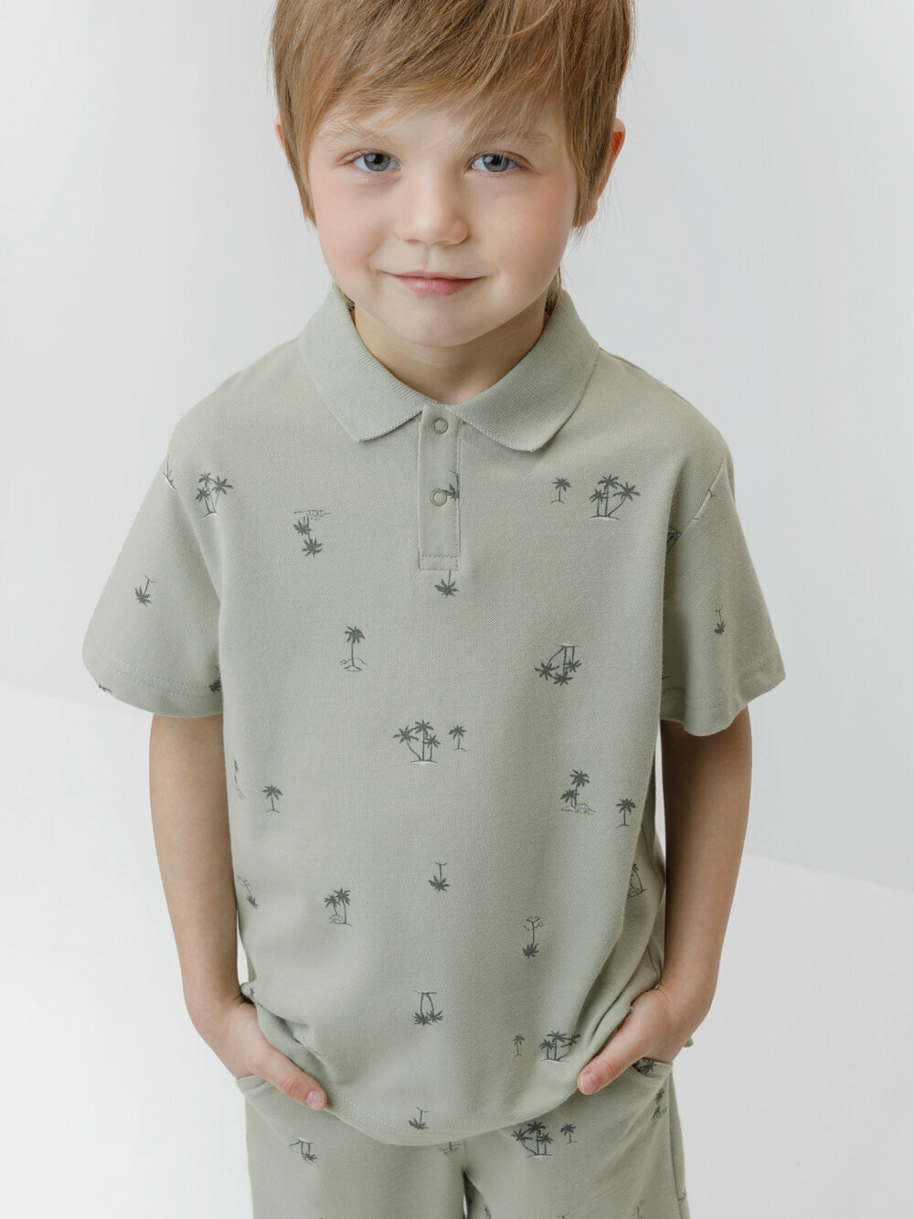 Поло футболка-поло из натурального хлопка