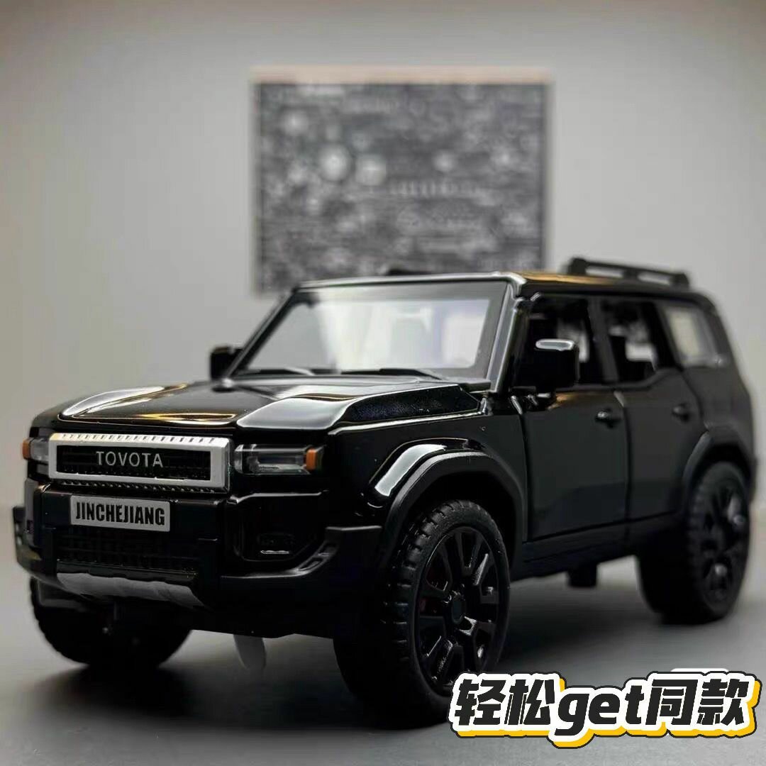 Машинка металлическая инерционная модель Toyota Land Cruiser Prado 250 (Тойота Ленд Крузер Прадо 250). Детская игрушка / Масштаб 1:32