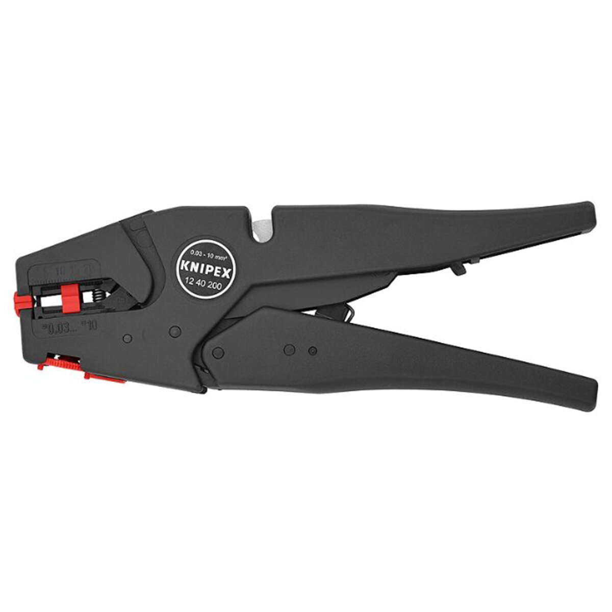 Стриппер KNIPEX 1240200, автоматический, длина 200 мм, 10 мм²