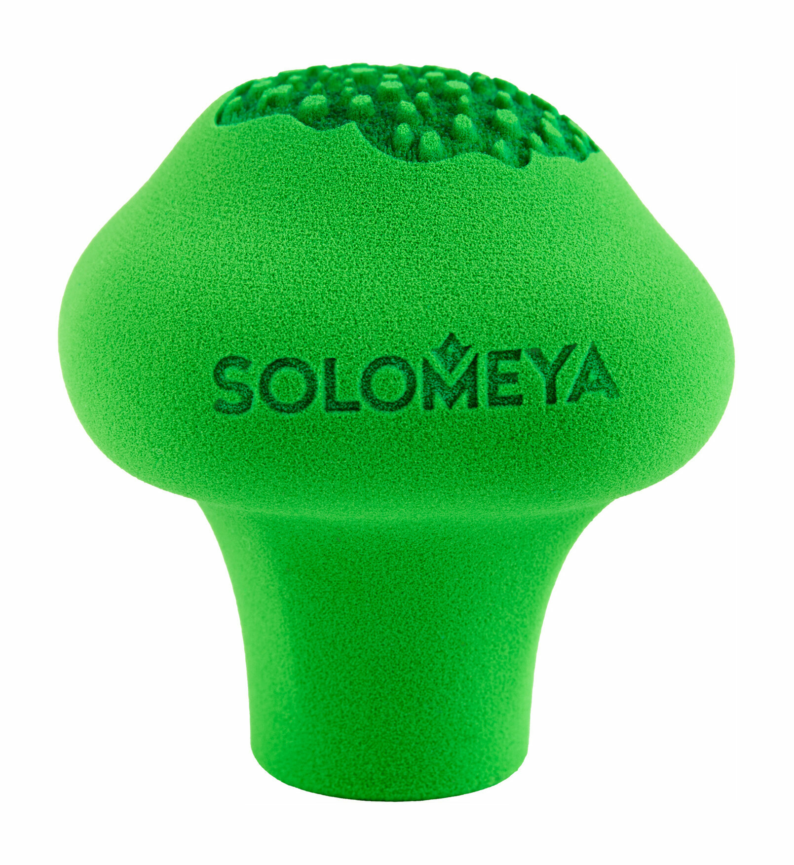SOLOMEYA Спонж для создания веснушек Брокколи, Зеленый