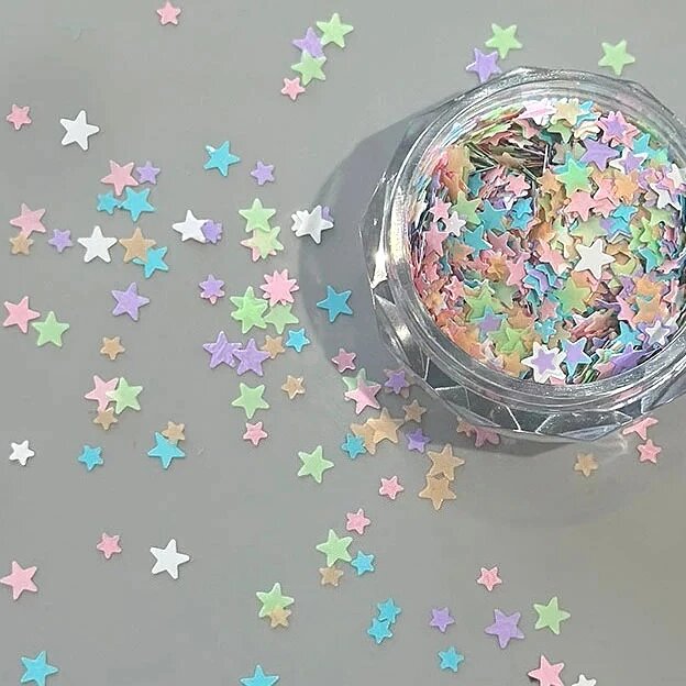PONYTREE Macaron Color Star ультратонкая блестящая пудра для ногтей MP8286