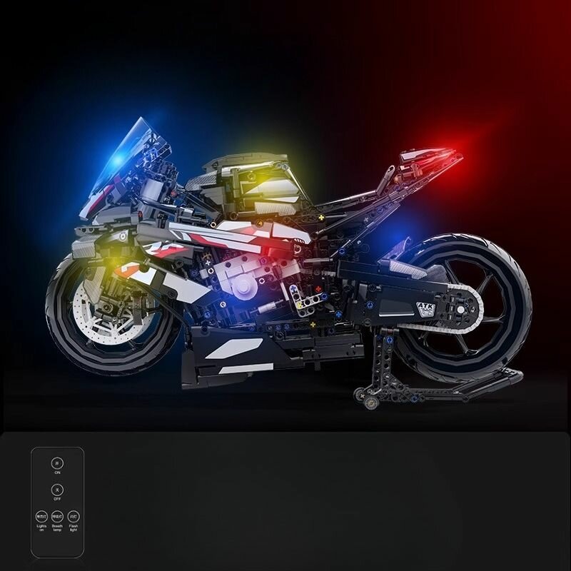 Игрушечная модель мотоцикла BMW Black Warrior M1000RR
