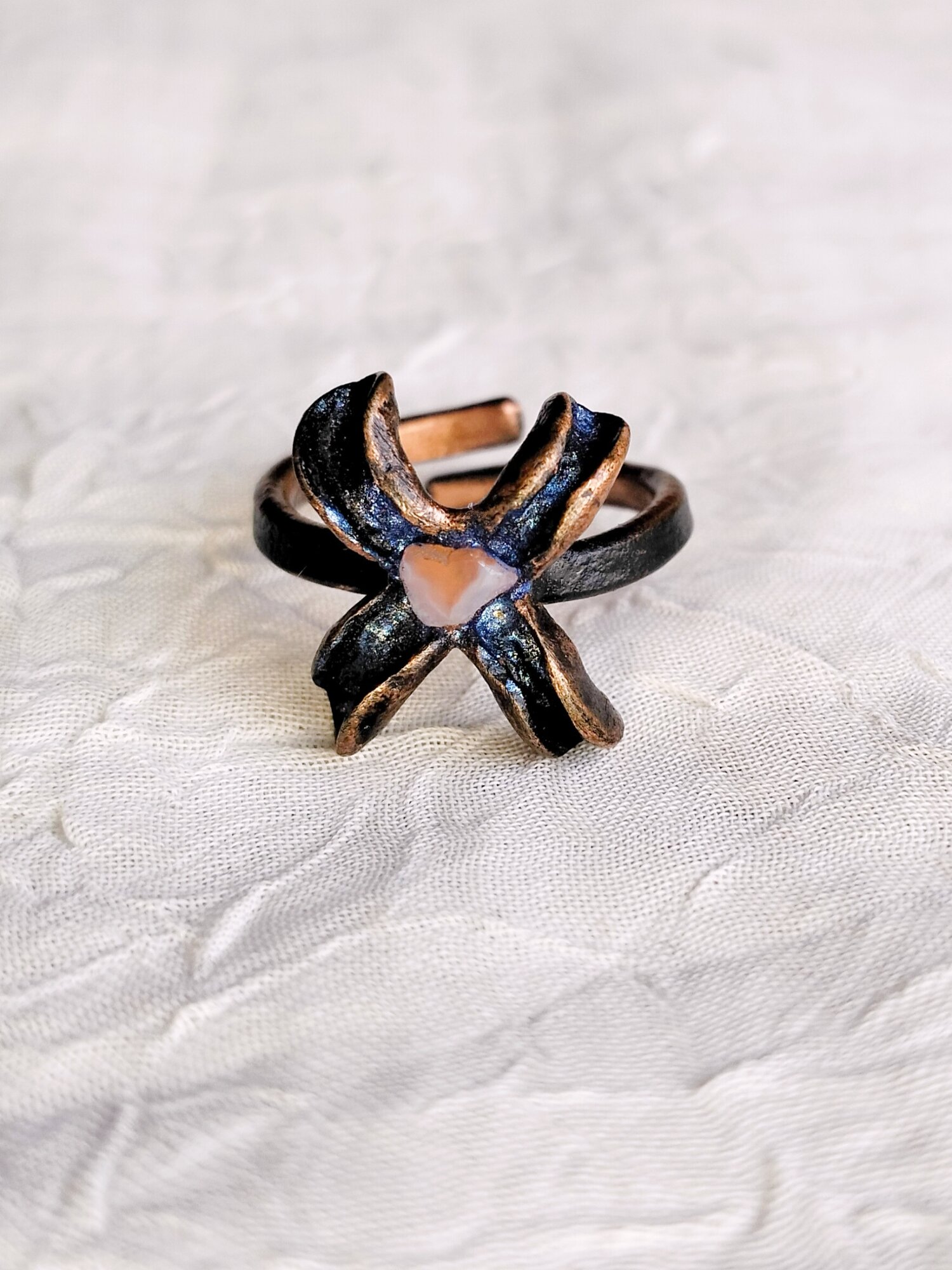 Кольцо, агат