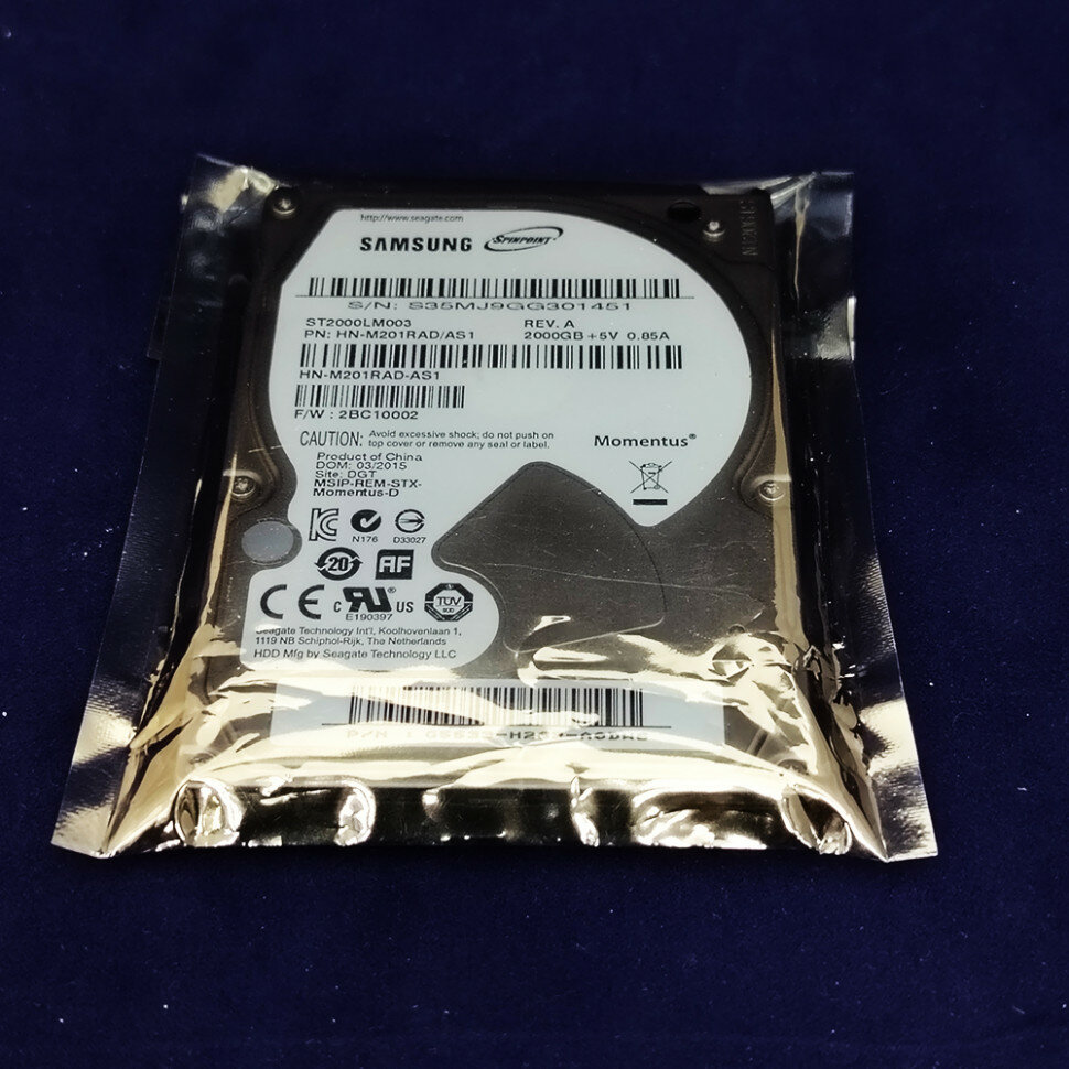 Жесткий диск Samsung ST2000LM003, 2 ТБ