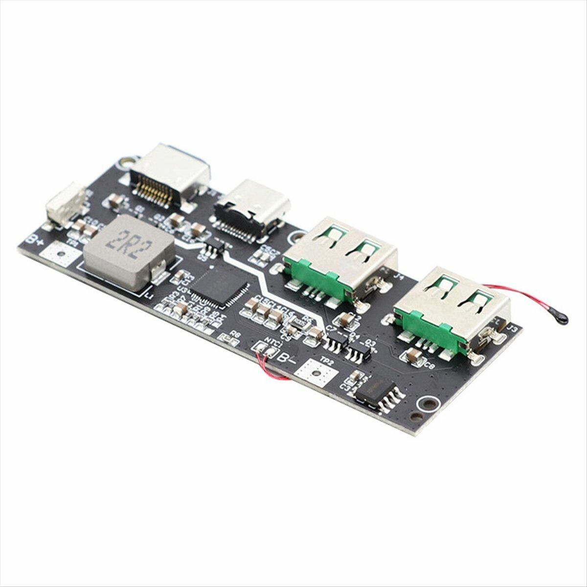 QC4 PD3.0 5-портовая плата двунаправленной быстрой зарядки Внешний аккумулятор зарядная плата быстрая зарядка модуль