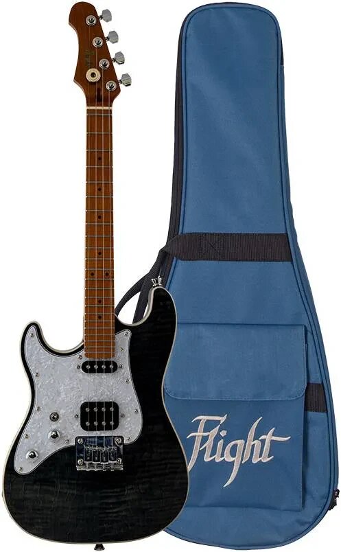 Электроукулеле для левшей FLIGHT Pathfinder Tenor TBK LH