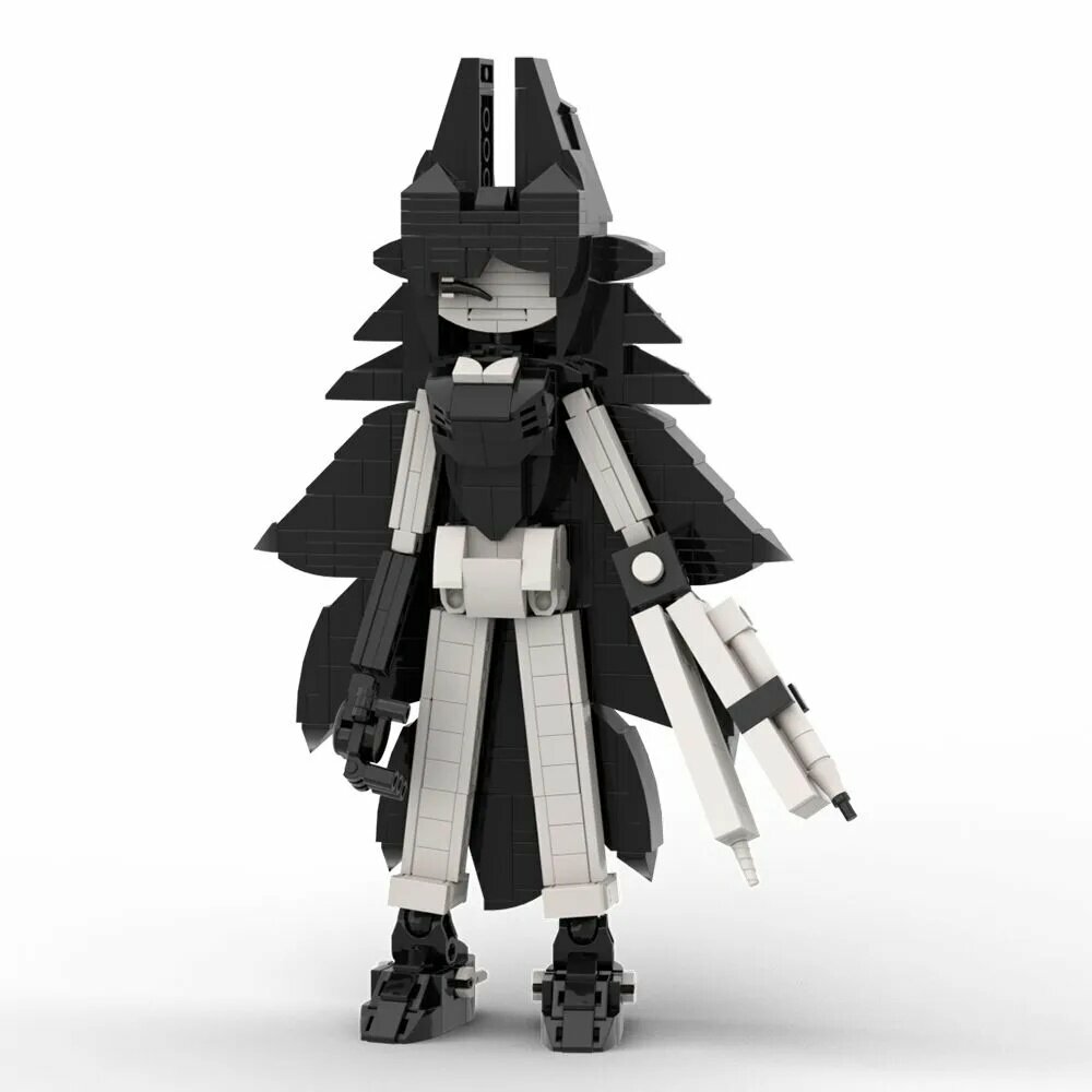 Игрушки из строительных блоков, MOC Anime Paper Education Miss Circle Bricks Model , Circle Action Figures, Кирпич подарок для детей