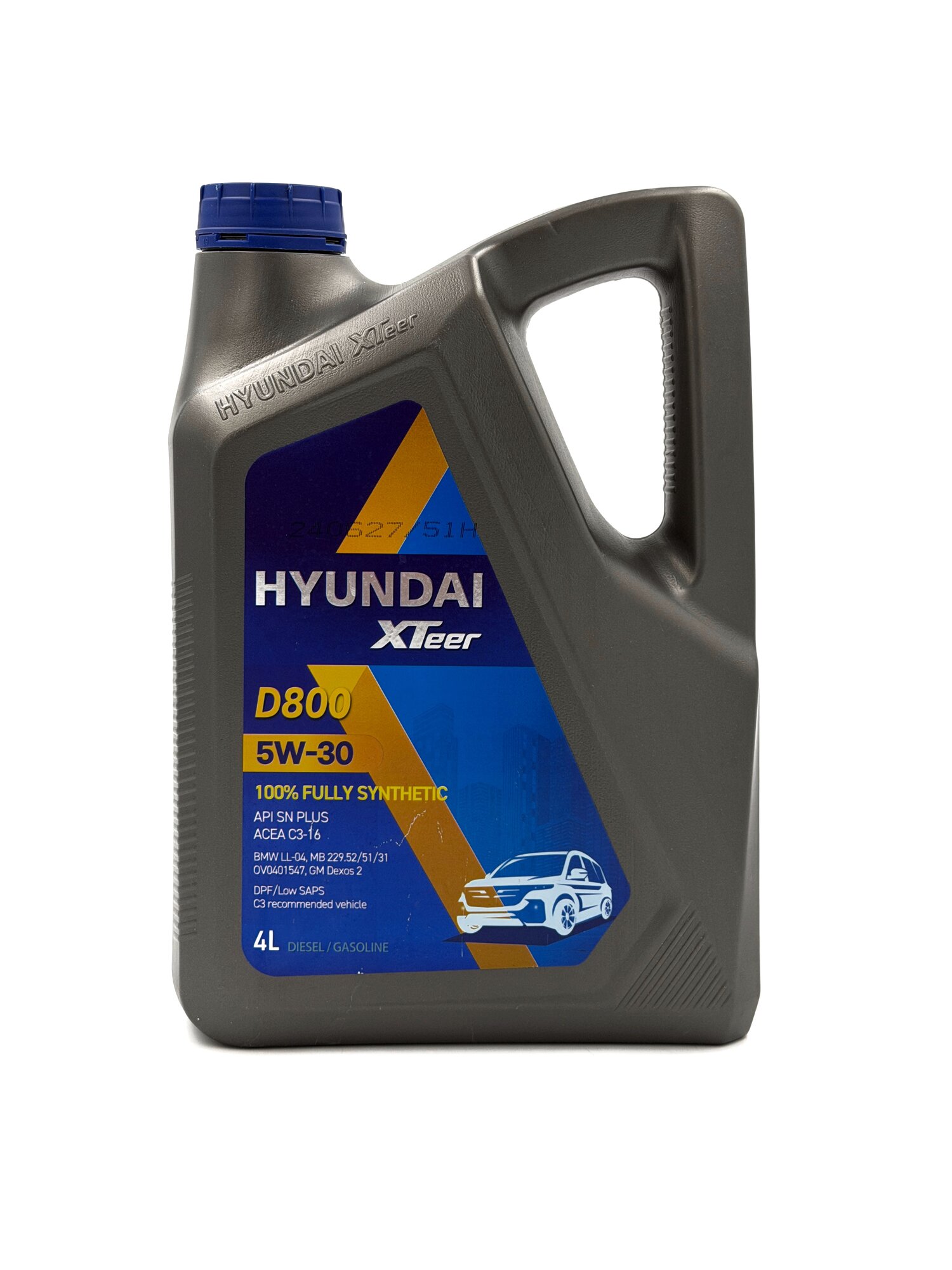 Масло моторное Hyundai XTeer D800 5w-30 , 4 литра, синтетическое