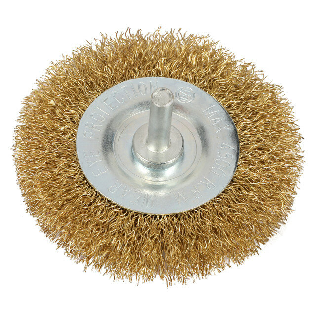 Корщетка для дрели KENDO 75 мм чашеобразная с хвостовиком сталь