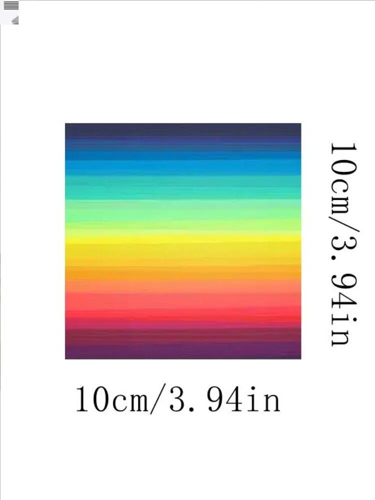 Набор для декорирования 12 цветных стеклянных панелей 10X10CM для витражей и поделок — фото 1