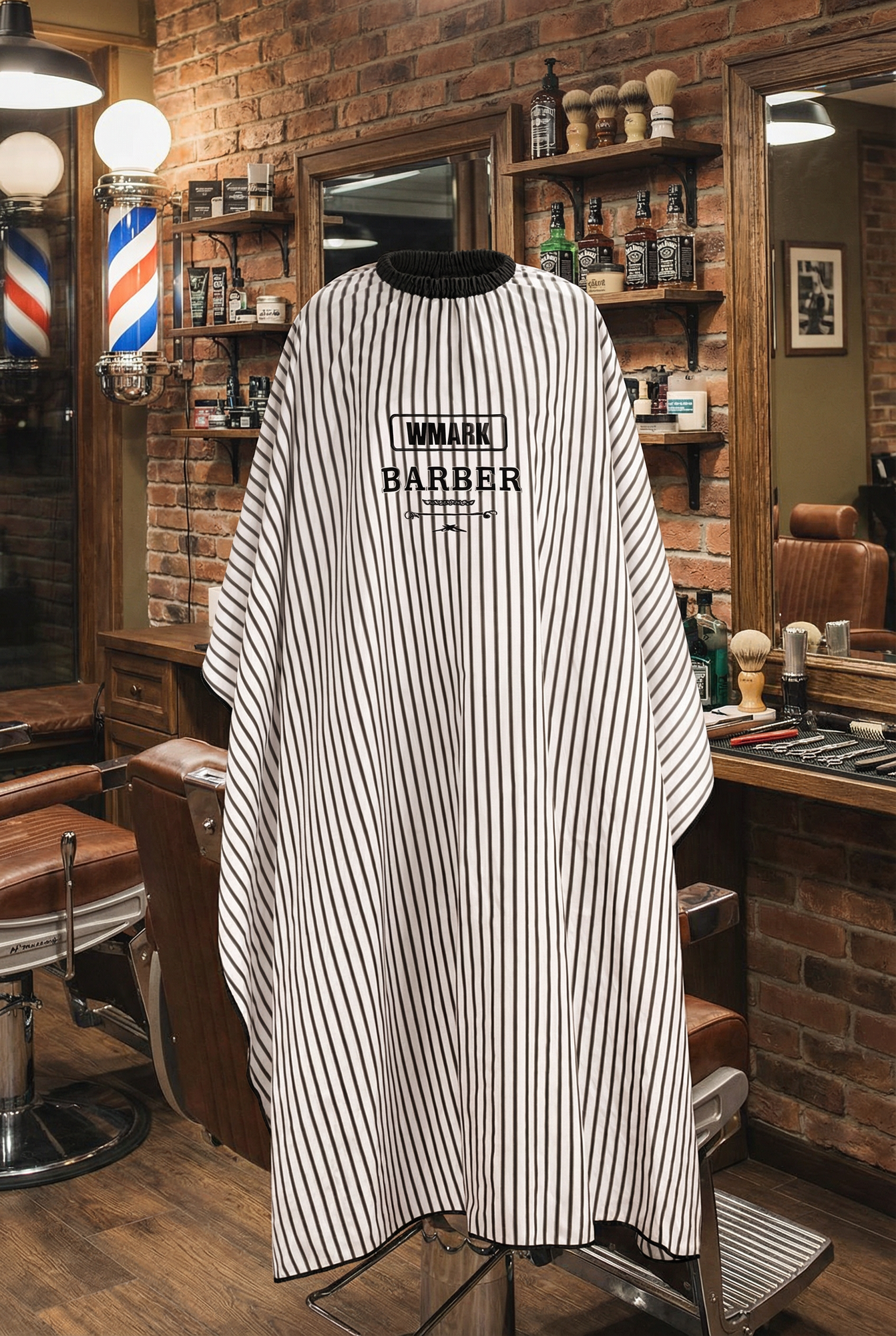 Пеньюар парикмахерский WMARK