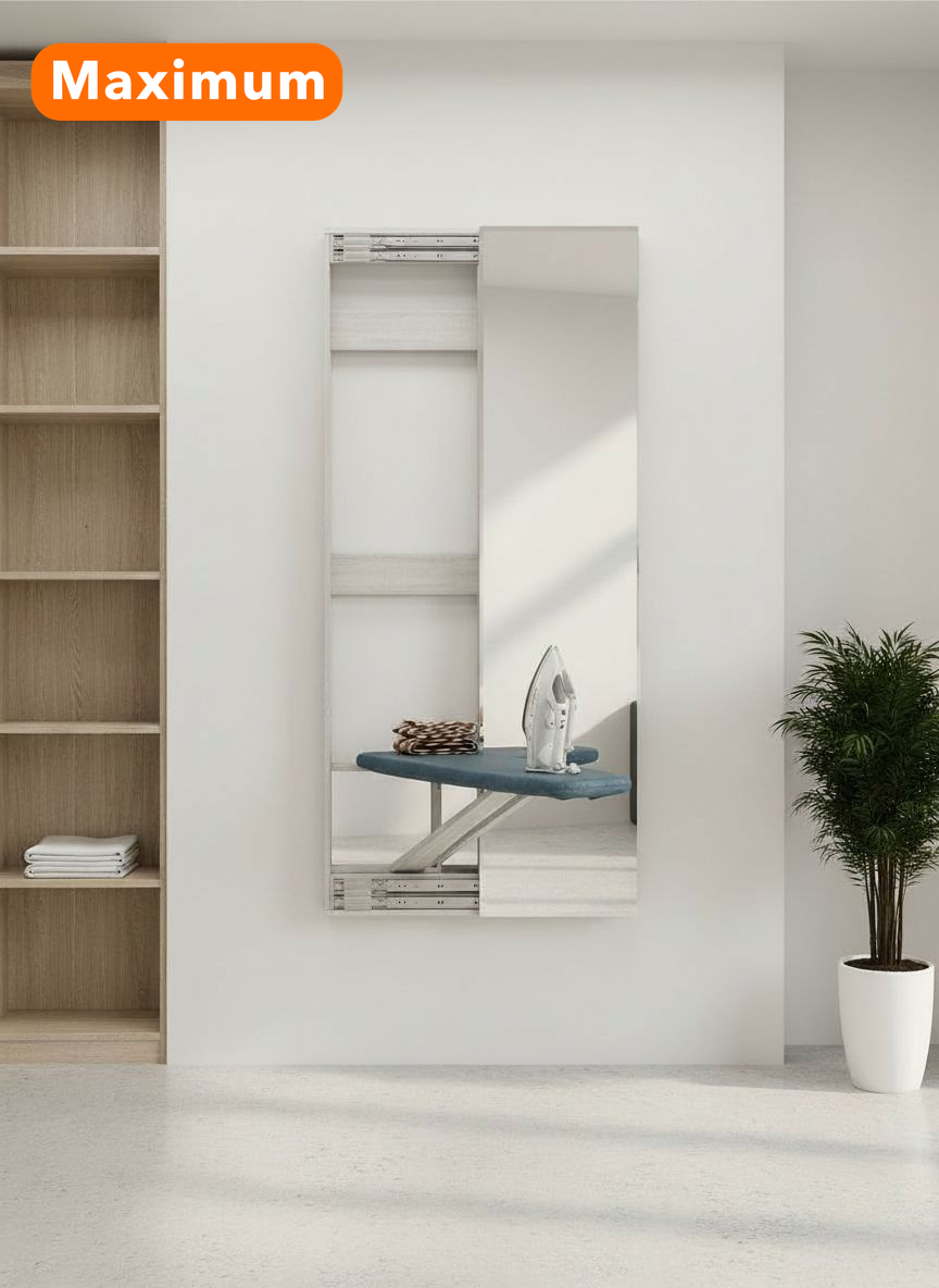 Гладильная доска Смарт с зеркалом, Лоредо, 50.2х159.2х13.5 см.