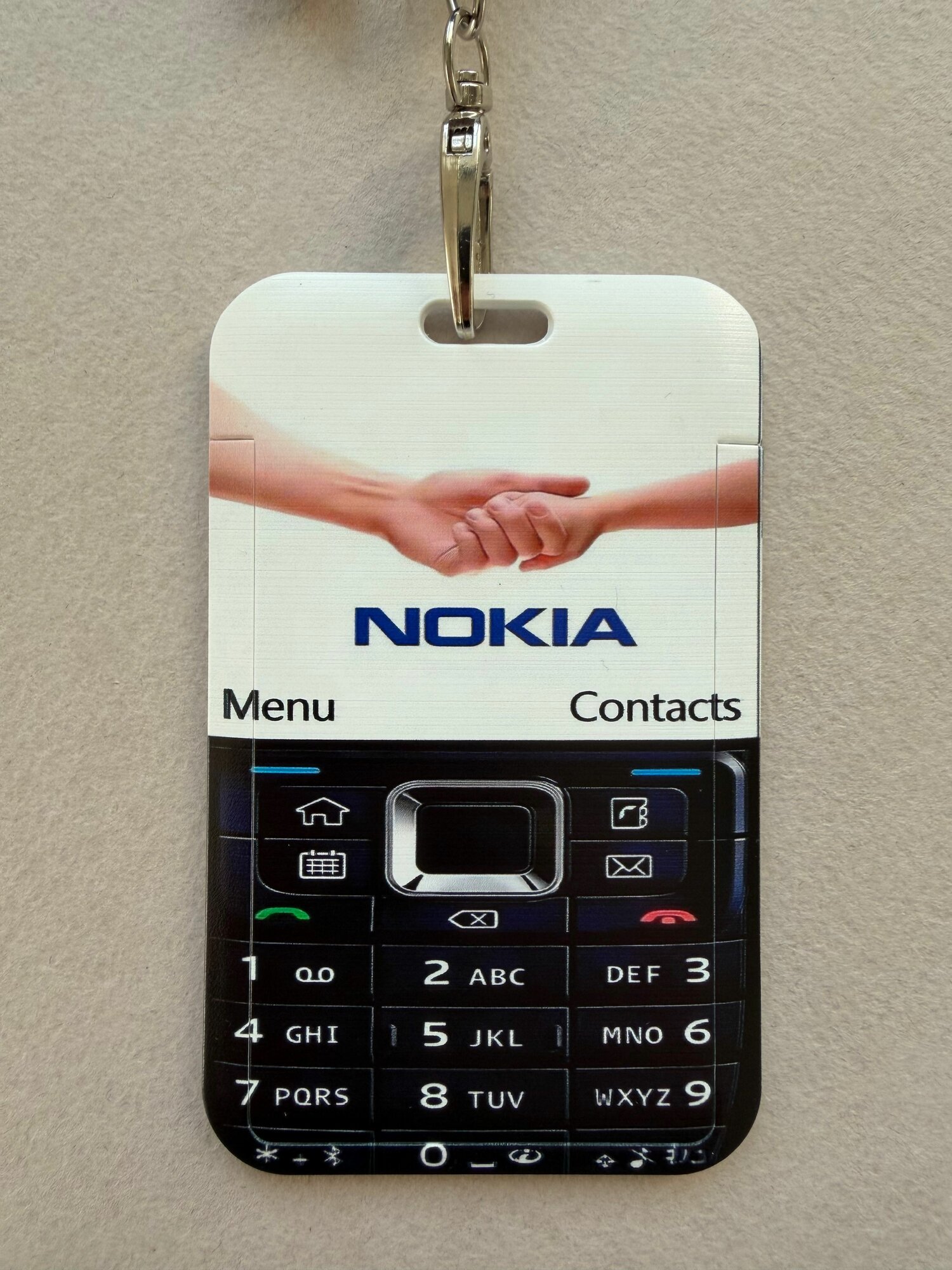 Бейдж для пропуска с рулеткой, Чехол для пропуска с рулеткой Nokia