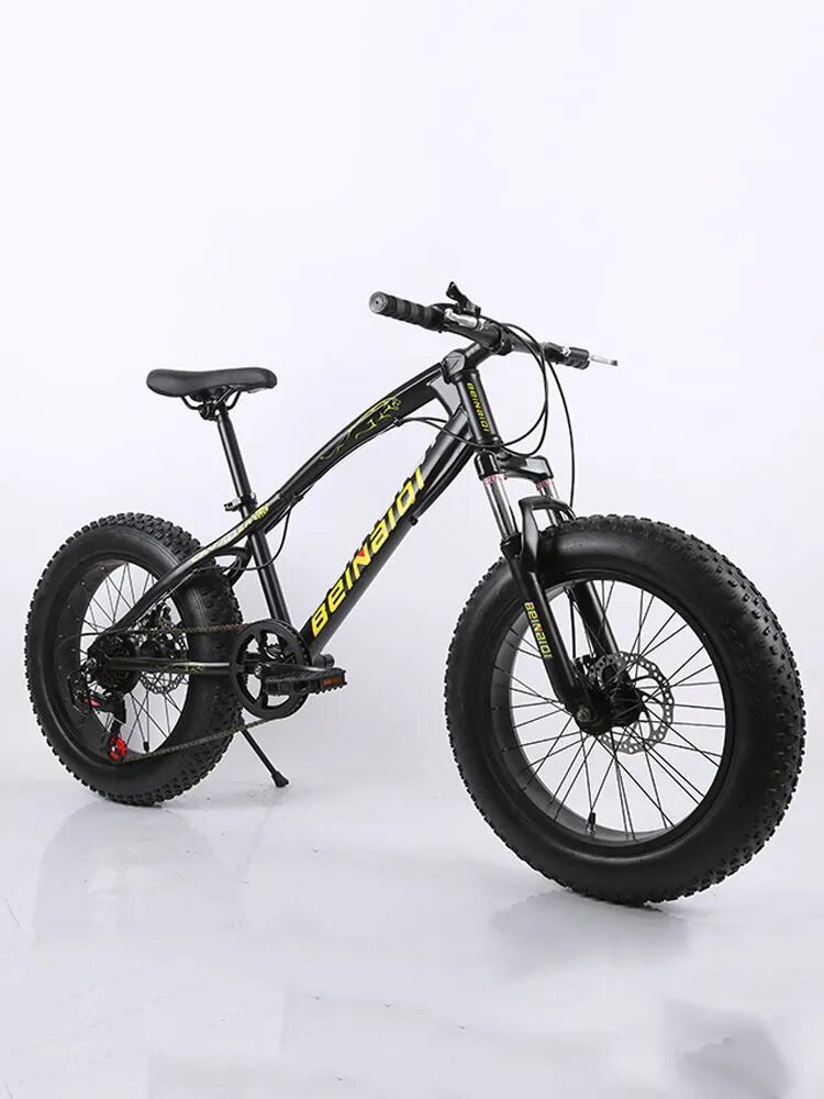 Велосипед Fat-bike, Горный, APJB20-20 дюймов 7 скорость черный