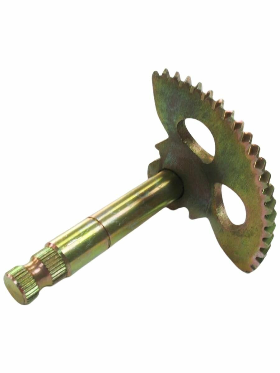 Вал кикстартера с полушестерней, сталь, скутер Stels Alpha 50 Benelli 2011, 259011070000 (item:250)