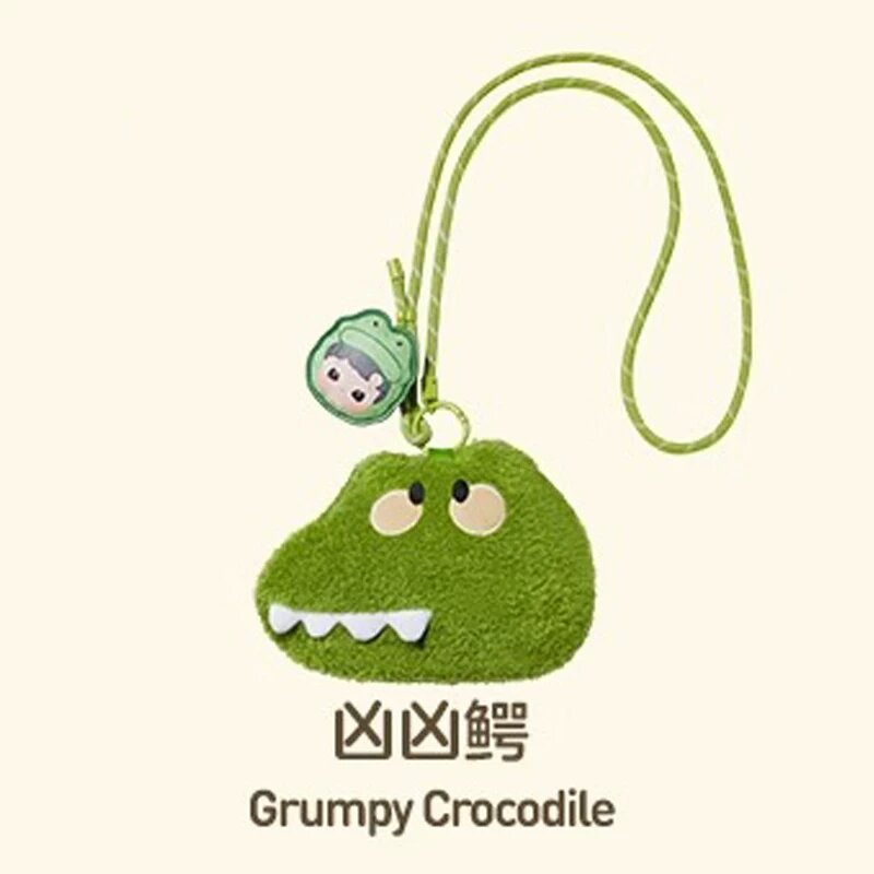 Xiong Xiong Crocodile нераспечатанная POPMART HACIPUPU животное плюшевая сумка слепой бокс с герметичной упаковкой