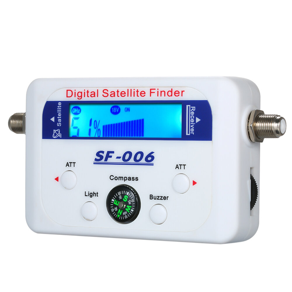 Цифровой спутниковый сборщик спутникового сигнала Mini Digital Satellite Signer Meter с ЖК -дисплеем Digital Satfinder с