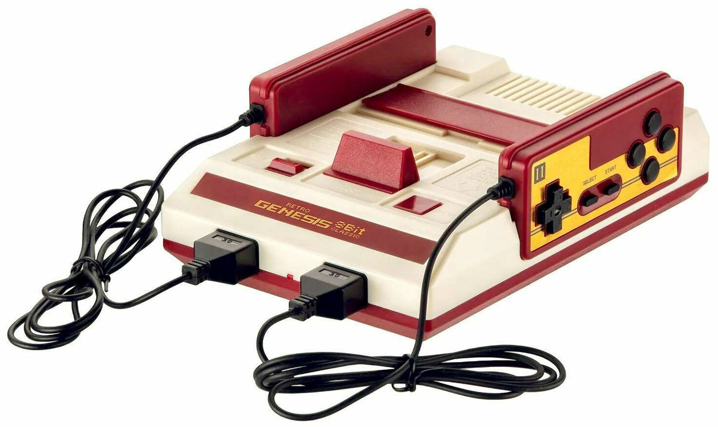 Игровая приставка Retro Genesis 8 Bit Lazergun + 450 игр, AV, 2 проводных джойстика + пистолет Заппер