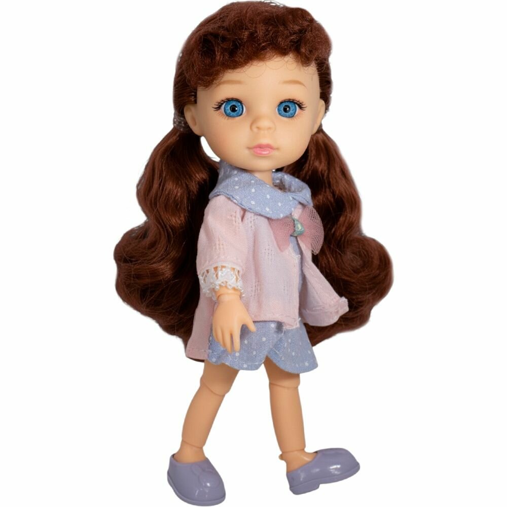 Кукла малышка Милли Little Milly в очках с питомцем в кор.