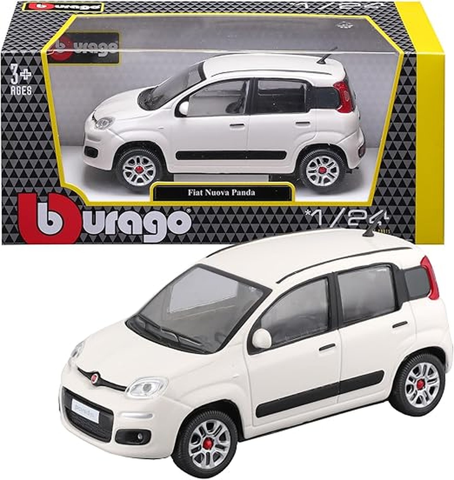 Игрушечный транспорт Bburago- Машинка Fiat Panda, 1:24 - 18-22123