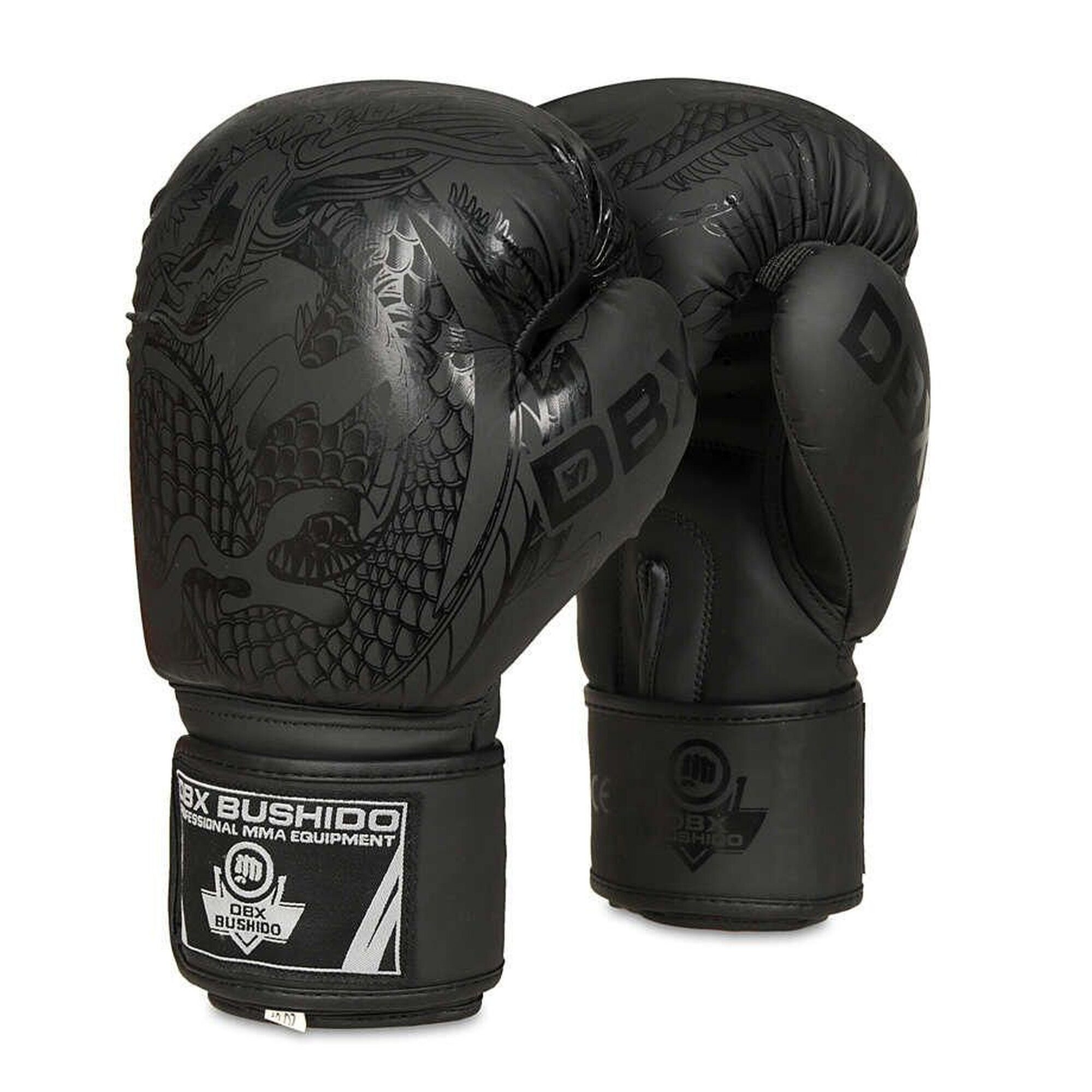Боксерские перчатки для взрослых DBX Bushido B-2v18 Black Dragon, Decathlon, Цвет: Темно-серый, Размер: 8 унций