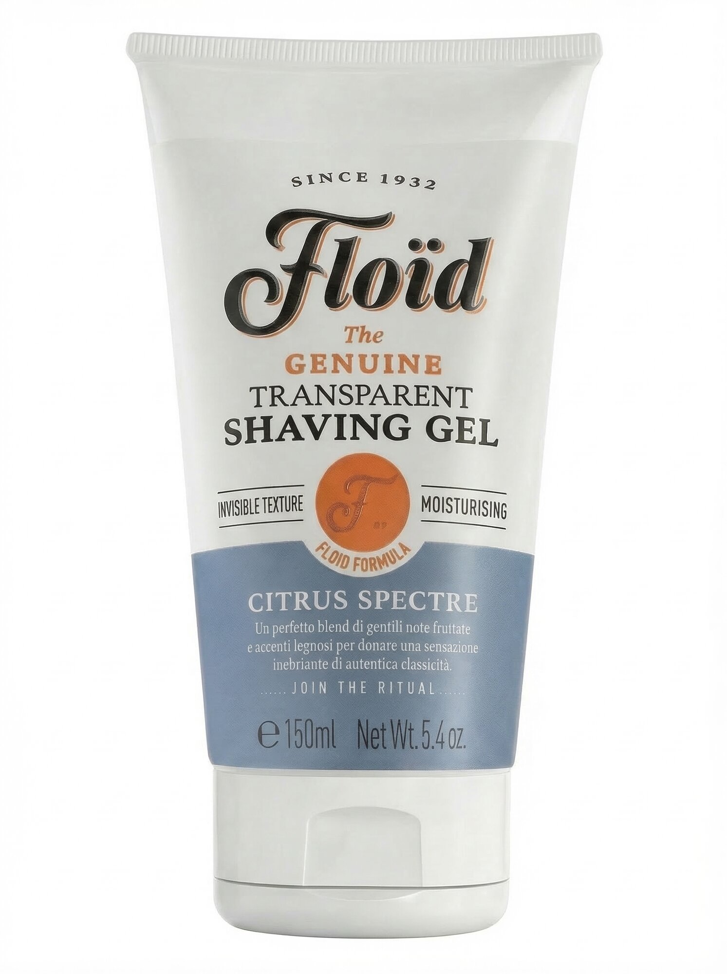 Гель для бритья для мужчин Floid, CITRUS SPECTRE, для всех типов кожи, 150 мл