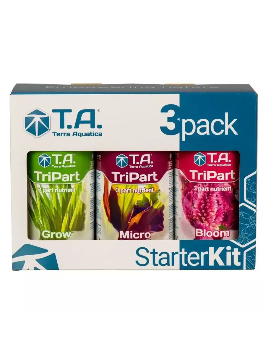 Набор удобрений GHE T.A. Starter Kit TriPart SW 0.5л